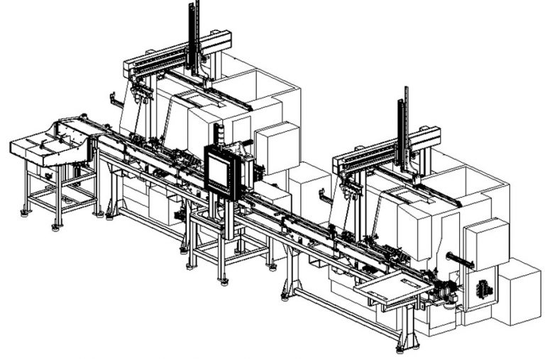 CNC Lathe Transfer System - Sibernetik I Machine, Automation, Special ...